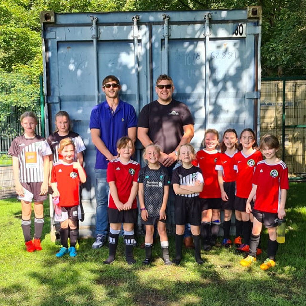 Coppenwall Donates Shipping Container to local Football Club ...